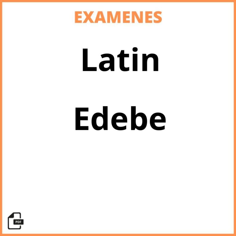 Examenes Latin 1 Bachillerato Resueltos PDF 2025